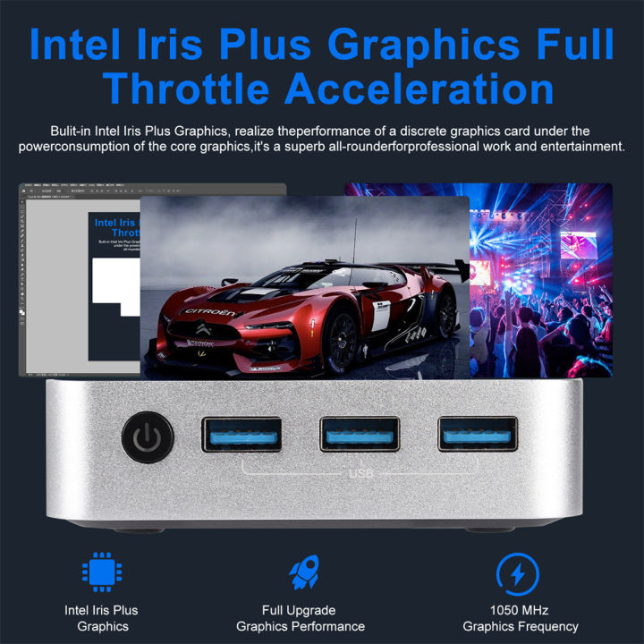 Core i5-1030NG7Computer Mainframe win11MiniPC Compact Desktop Computer ...