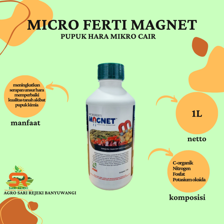 PUPUK MICRO FERTI MAGNET 1L nutrisi | Lazada Indonesia