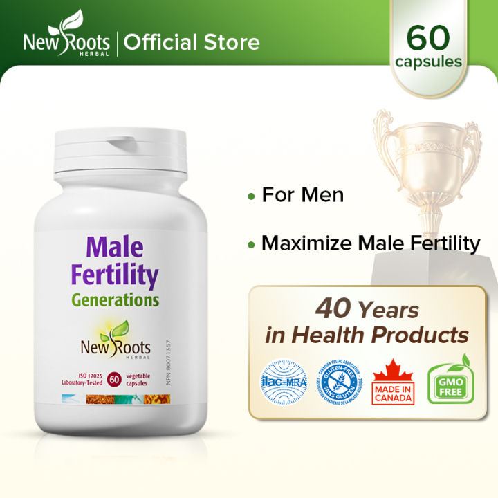 New Roots Herbal Multivitamins For Adults Male Fertility, Elevate Sperm ...