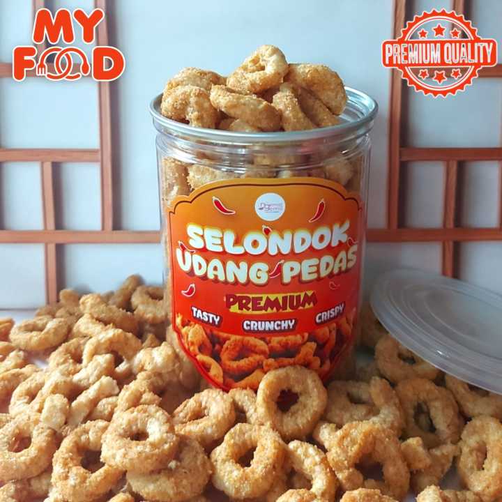[Myfoodofficial] - Can Selondok Udang Pedas Lanting Udang Cincin Ring ...