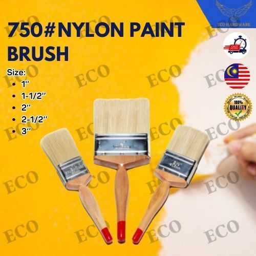 Happyhome66 High Quality Solvent Base 750# 100% Nylon Paint Brush ...