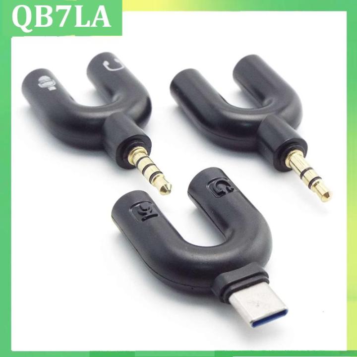 3.5Mm Male Jack Type C To Headphone Microphone Converter Audio Adapter ...