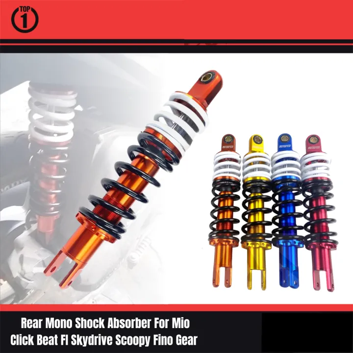 Top1 PH Rear Mono Shock 300mm For Mio Click Beat FI Skydrive Scoopy Fino Gear Motorcycle ...