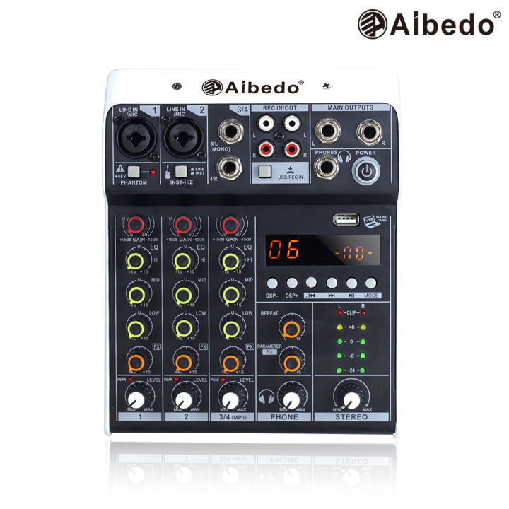 Aibedo K pop 4 Channel Mixer Audio Four Original Pc Soundcard Bluetooth ...
