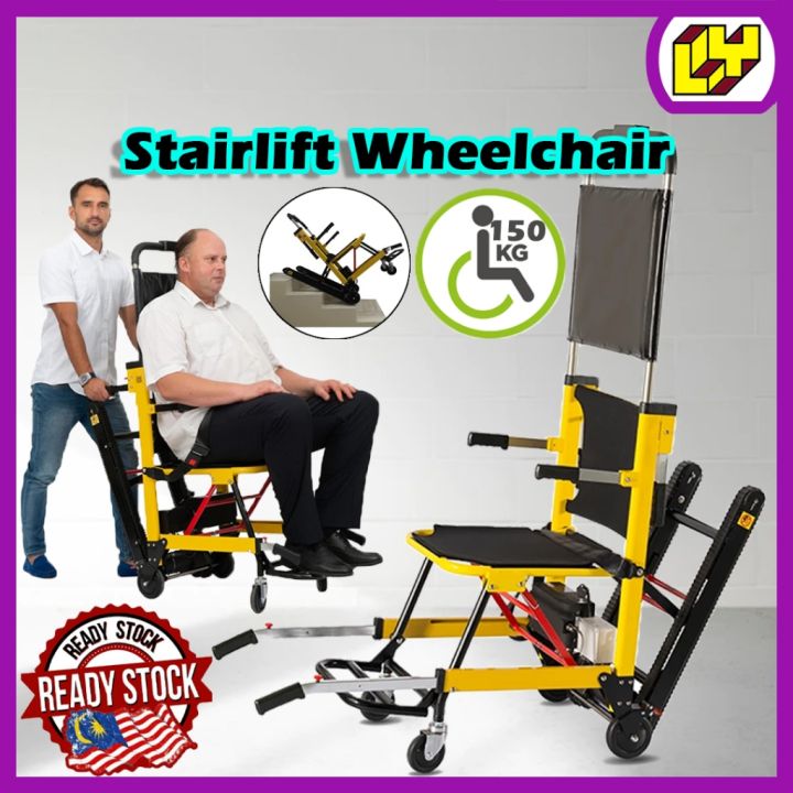 Electric Stair Climbing Wheelchair Portable Lightweight Stairlift Chair ...