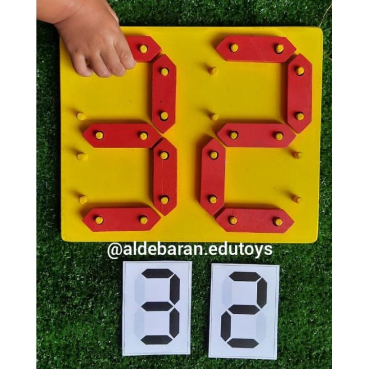 ALAT PERAGA EDUKASI BELAJAR MENGENAL ANGKA (ANGKA DIGITAL) | Lazada ...