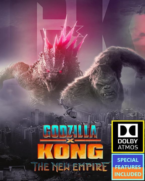 BLURAY Godzilla x Kong The New Empire (2024) [Dolby ATMOS True-HD 7.1] Action Adventure Fantasy ...