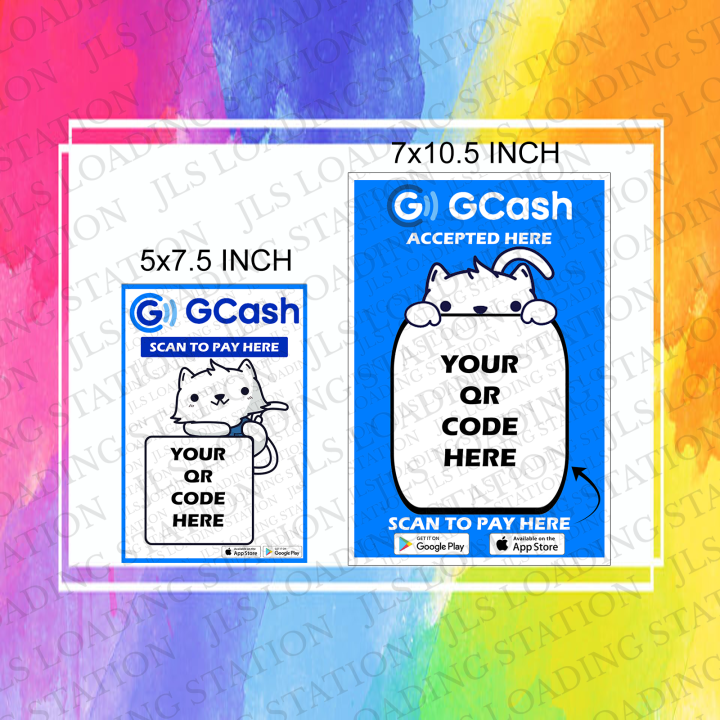 GCASH QR CODE BUSINESS SIGNAGES (LAMINATED/PVC) SIGNAGE | Lazada PH