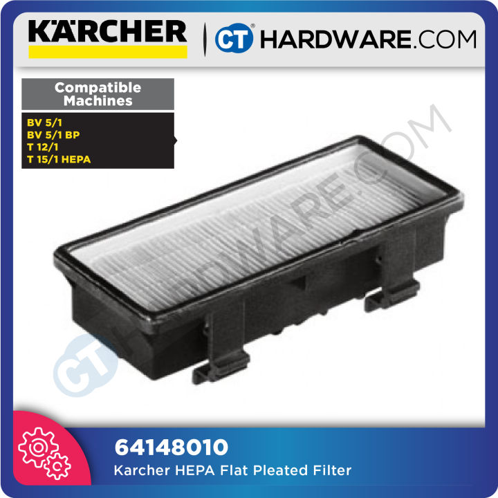 Karcher 64148010 HEPA Flat Pleated Filter | Lazada
