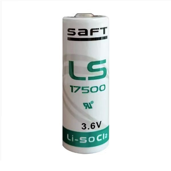 SAFT LS17500 3.6V Size A Lithium Thionyl Chloride (Li-SOCl2) Cylindrical Battery (1 Piece ...