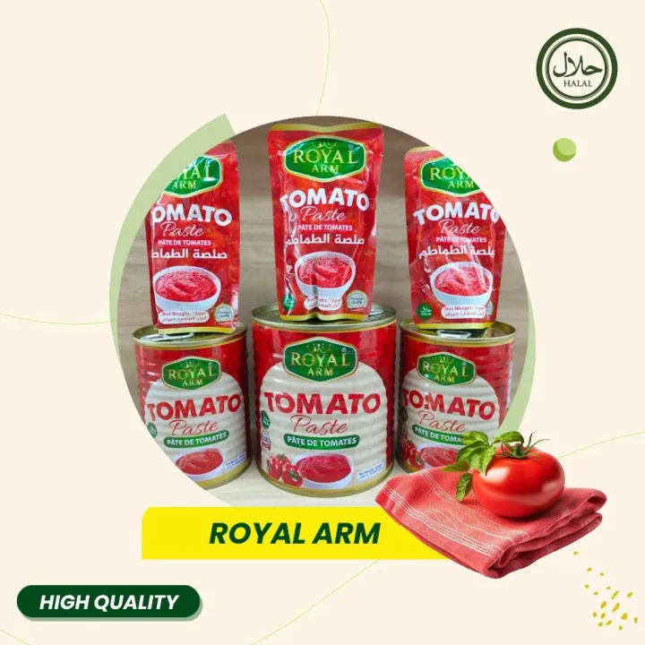 Royal Arm High Quality Tomato Paste 70g/210g/400g/800g | Lazada
