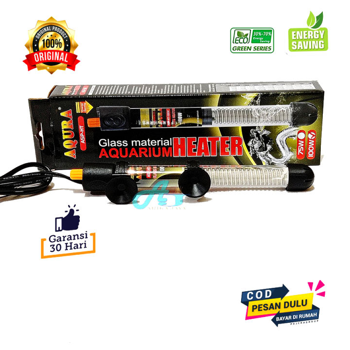 Aqura Heater ASP HT 100 W Pemanas Air Aquarium Kaca 100 Watt | Lazada ...