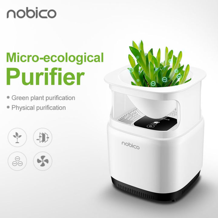 Nobico J009 Air Purifier , Effective Area 15 sqm , With Hepa Filter And Light Sterilizer Virus ...