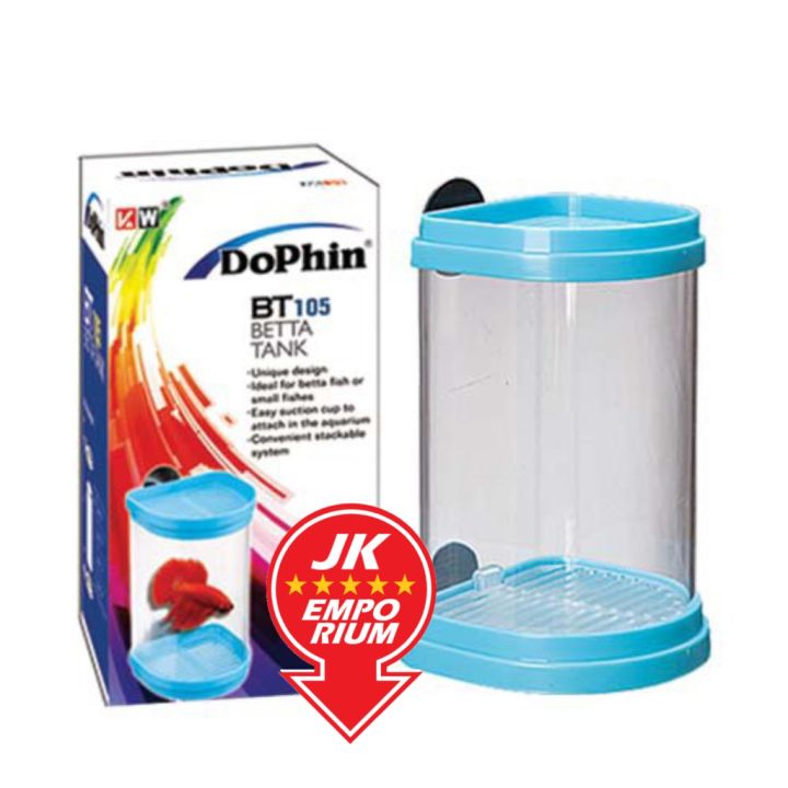 Dophin Betta Small Size Tank Ikan Laga Akuarium Kecil BT-105 | Lazada