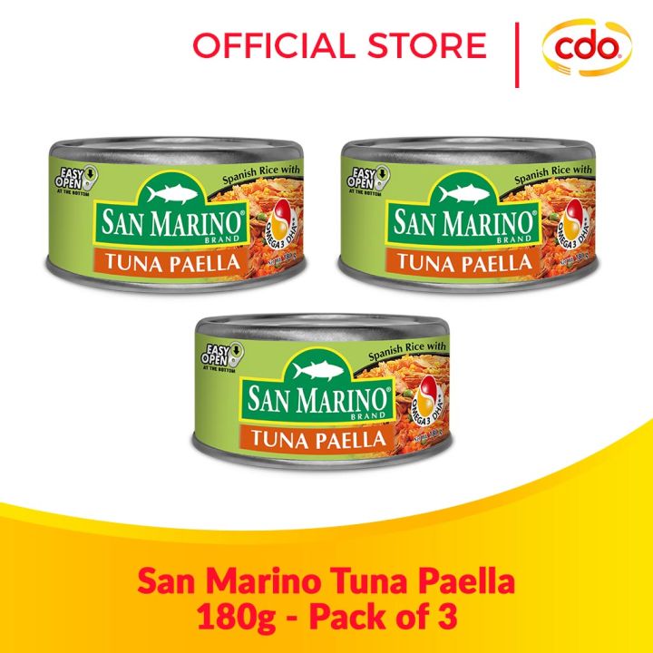 SAN MARINO Tuna Paella 180g - Pack of 3 | Lazada PH