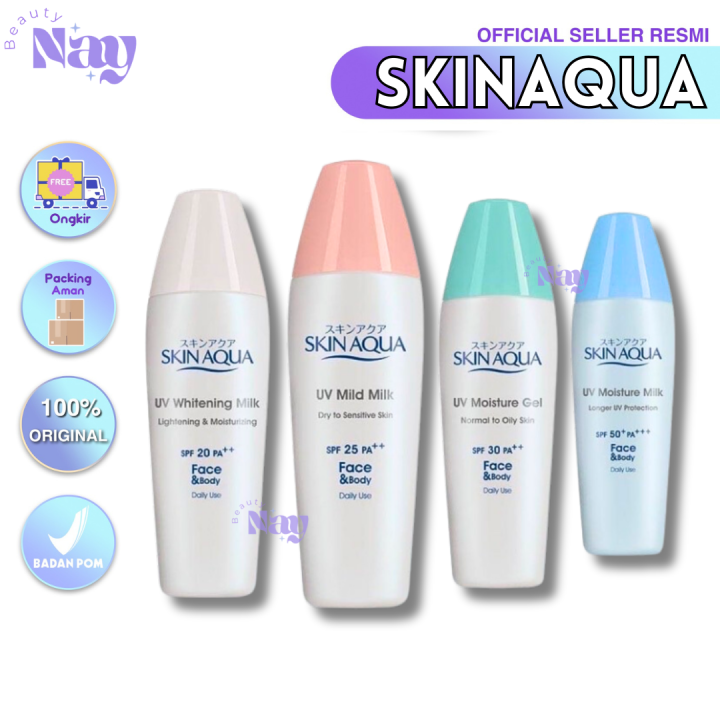 SKIN AQUA SUNSCREEN SERIES TONE UP SUN SCREEN UV WHITENING MILK SPF 50 ...