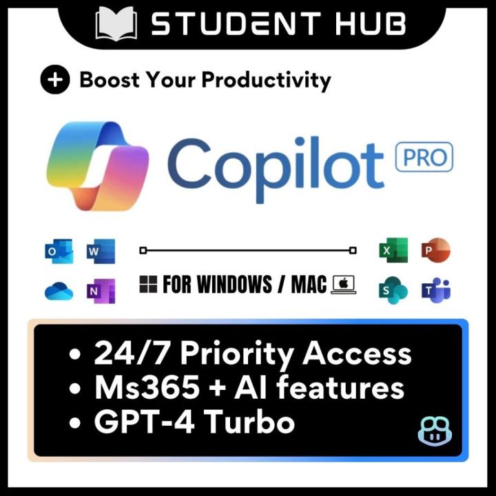 Ms365 Copilot Pro 1 Month Premium Seller Account | Lazada.co.th