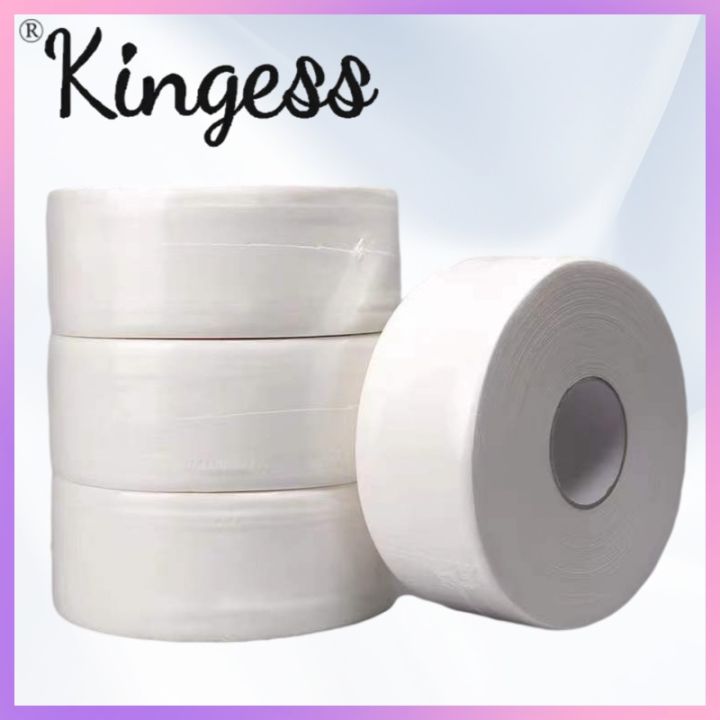 Kingess (9cm Thickness) Jumbo Roll Tissue 4Ply Virgin Pulp Toilet ...