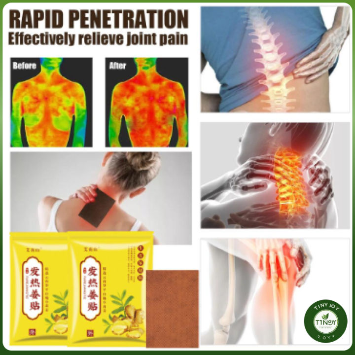 Herbal Ginger Patch Pain Reliever Patch Neck Knee Back Pain Joint ...