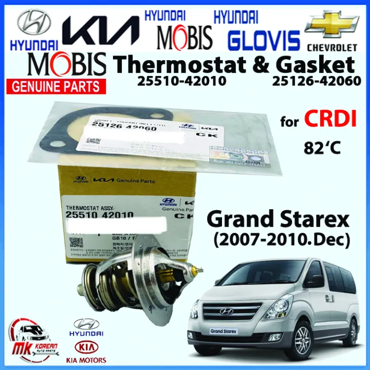 [GENUINE] Thermostat & Gasket for Grand Starex(2007-2010.Dec).D4CB.CRDI ...