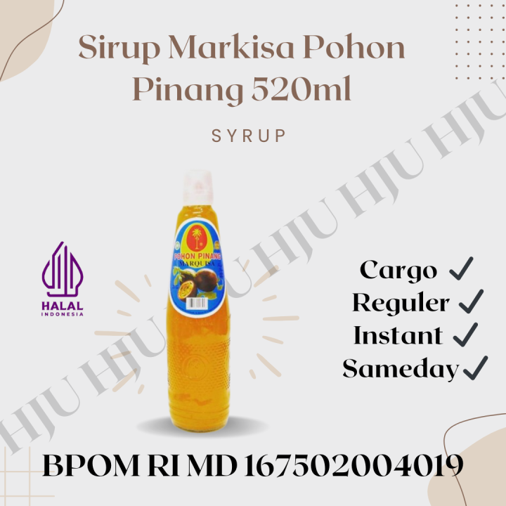 Sirup Markisa Pohon Pinang 520ml | Lazada Indonesia