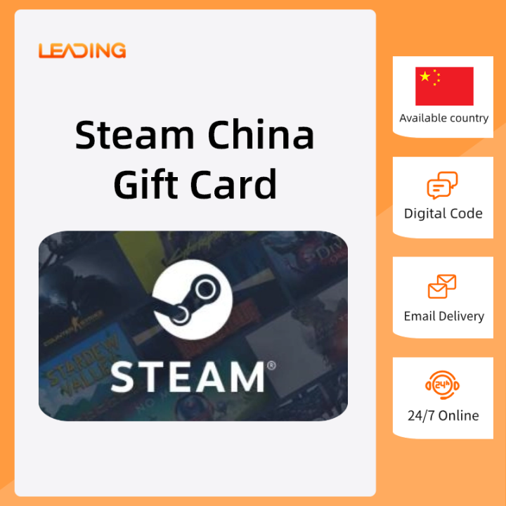 Steam Wallet Gift Card China⚡Steam CN⚡Steam Game Recharge Purchase⚡Available country(Account ...