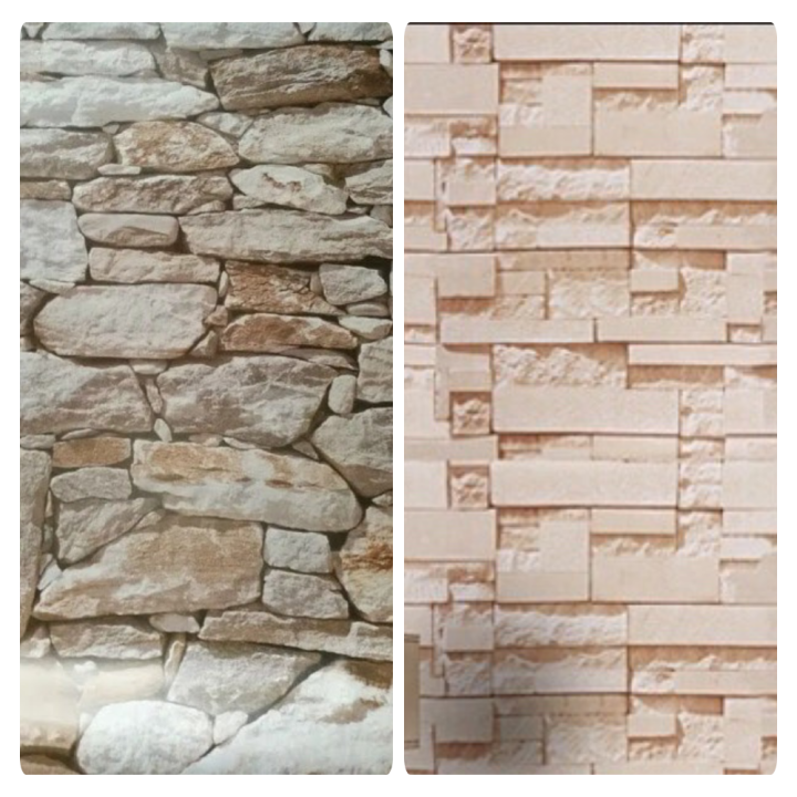 Wallpaper Bata Cream Wallpaper Dinding Batu Bata Wallpaper Dinding ...