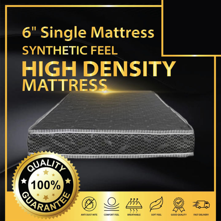 [Ready Stock] 6" Inch Single Mattress Tilam Bujang High Density ...