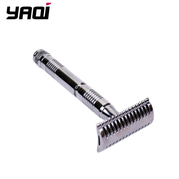 Yaqi Gunmetal Color Double Edge Safety Razor For Mens | Lazada.co.th