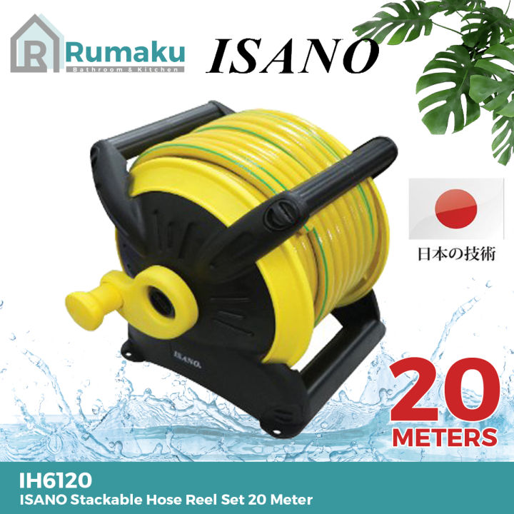 ISANO Garden Stackable Hose Reel Set IHRS6120 (20 Meters) | Lazada