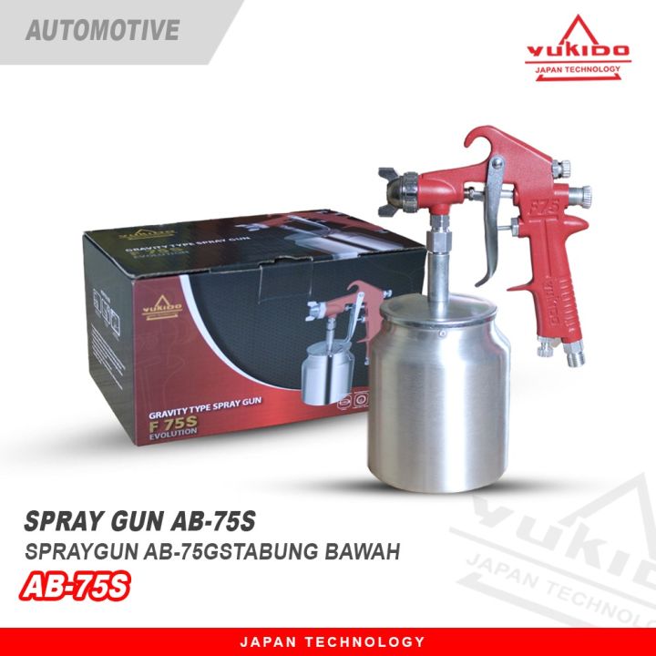 PROMO Reaim Pistol Airbrush Semprot F75S Tabung Bawah 750cc Sagola ...