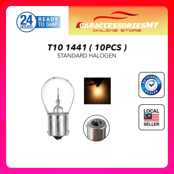 10pcs 1141 12V21W BA15S car automotive light bulbs license plate ...