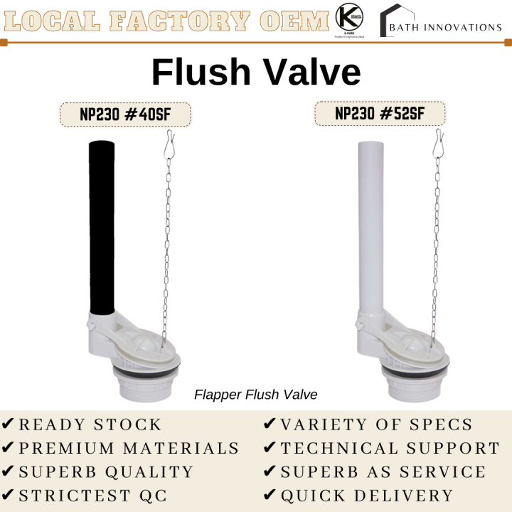Flapper Flush Valve NP230 #40SF / NP230 #52SF | Lazada