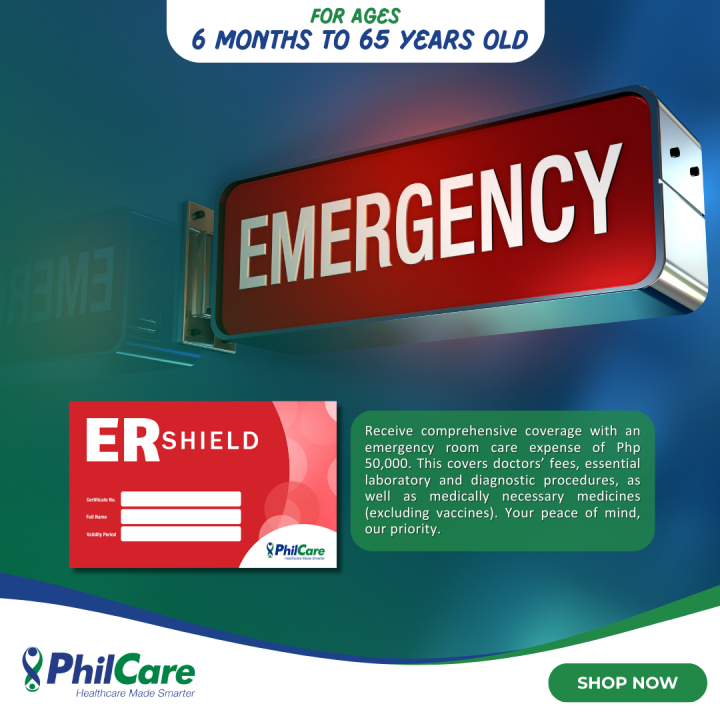 PhilCare - ER Shield (Prepaid health card / Health card / Health ...