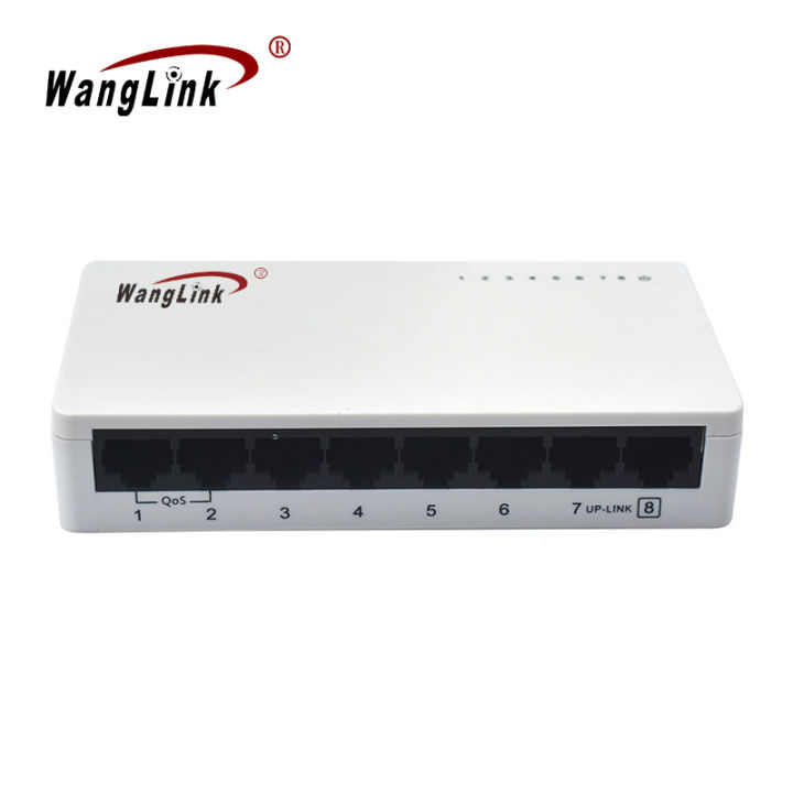Wangk 10/100Mbps 8 Port Network Plastics Unmanaged Ethernet Switch ...