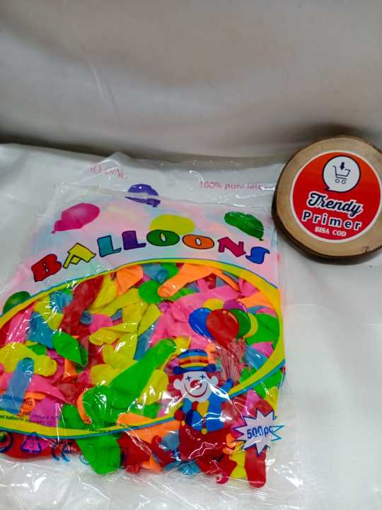 Balon Mini Perpack isi 500pcs balon jari | Lazada Indonesia