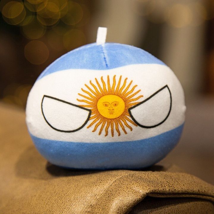 49 styles 10cm Country Flag Ball Plush Toy Polandball Plushie ...