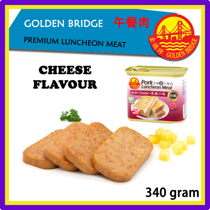 SINGAPORE GOLDEN BRIDGE PORK LUNCHEON MEAT Cheese 340G 【金桥午餐肉】 | Lazada