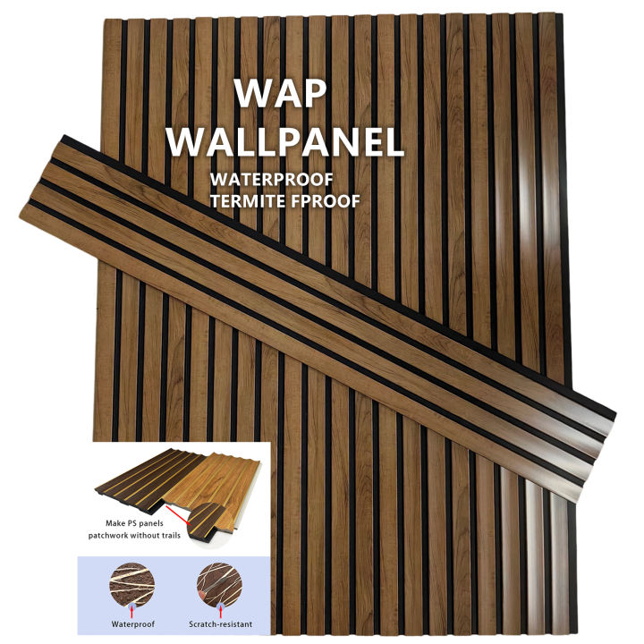 Supermax T241 Modern Style Waterproof Board PVC Grille Wall Panel ...