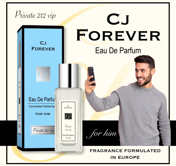 CJ FOREVER EDP PERFUME FOR HIM - PRIVATE 212 VIP- 35ML | Lazada