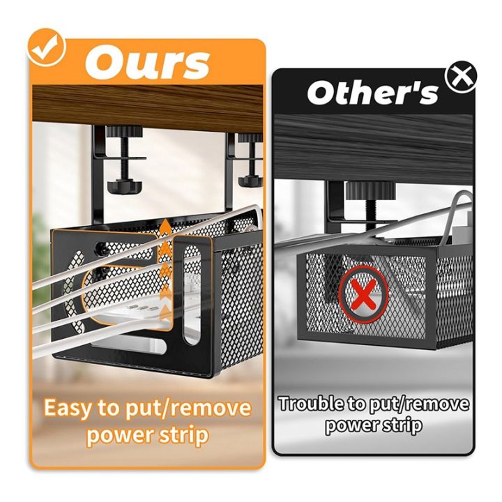 Cable Management Under Desk, Under Desk Cable Management Tray, Desk ...