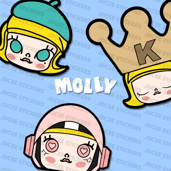 STICKERS Molly Popmart Character Waterproof | Lazada PH