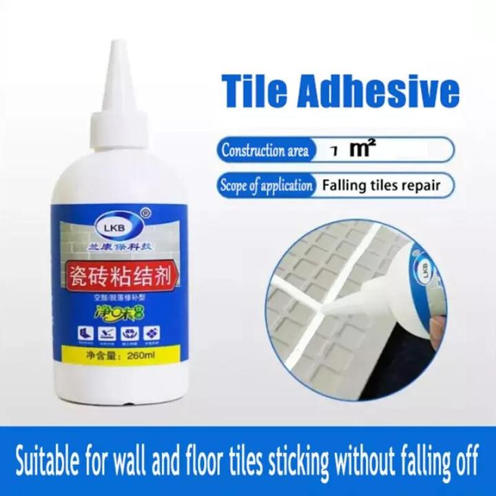DLMA Tile Adhesive Glue Wall Easy Bonded Heavy Duty Loose Repair ...