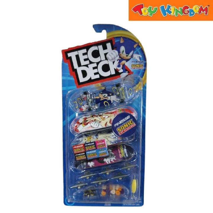 Tech Deck Sonic The Hedgehog 4 Packs Finesse Fingerboard Set | Lazada PH