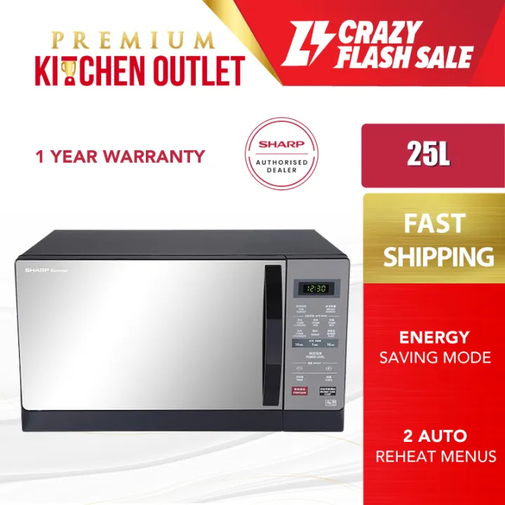 【24H Ship Out】Sharp 25L Microwave Oven with Grill R607EK 900W | 25L ...