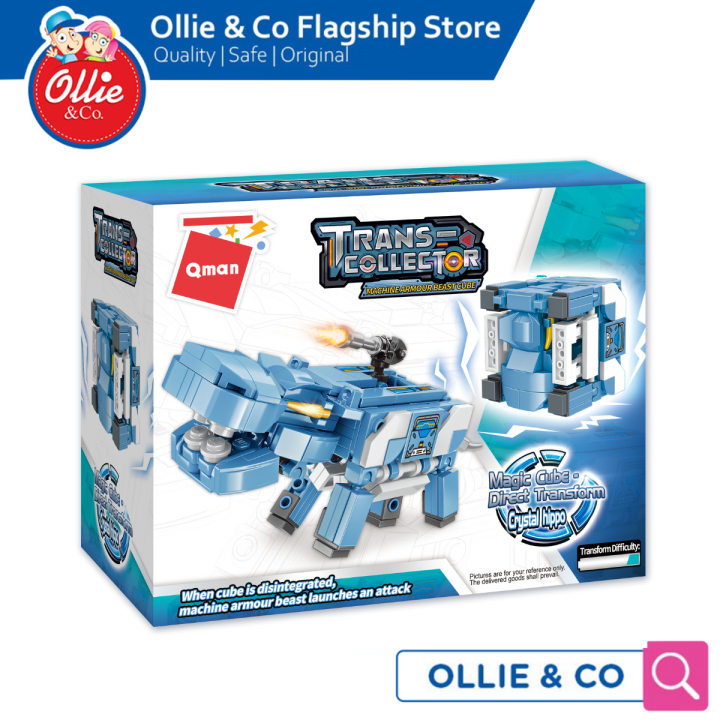 QMAN Trans-Collector - Crystal Hippo Magic Cube Direct Transform ...