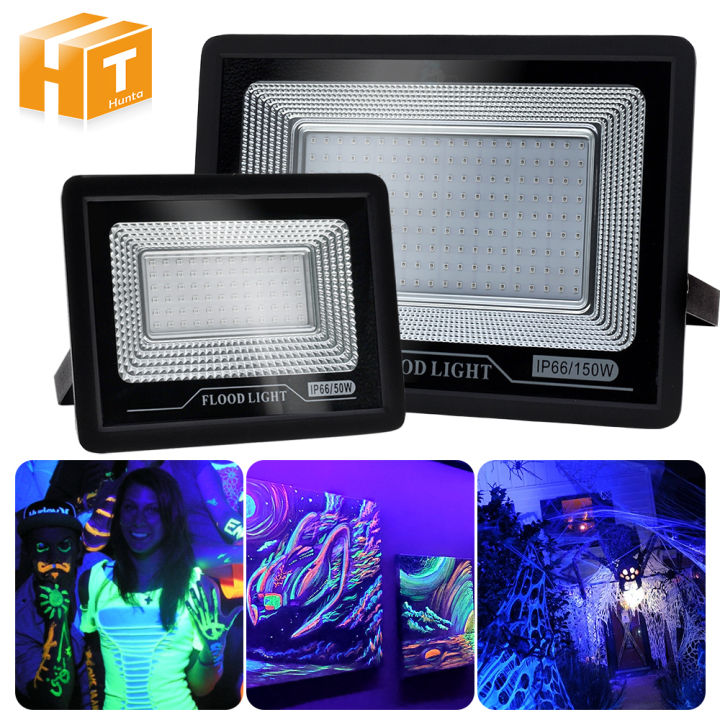 UV Flood Light Fluorescent Stage Lamp 220V 50W 100W 150W Ultraviolet ...