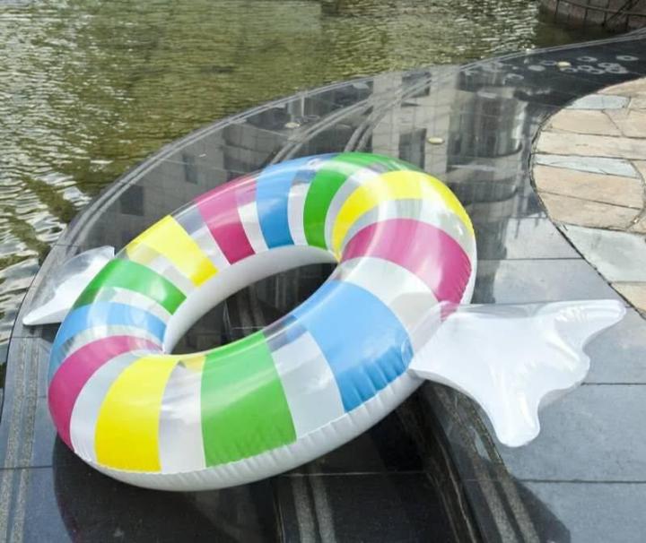 Inflatable Toffy Pool Float - ห่วงยางลูกอมท๊อฟฟี่ / Mac Modern | Lazada ...