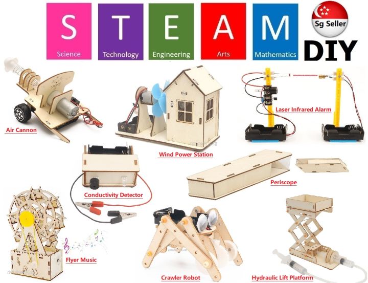 STEM for Kids DIY Science Toy - Kids DIY Science Electric Handmade ...