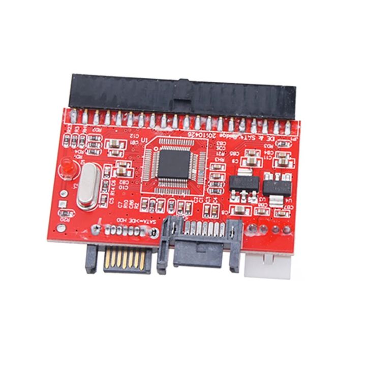 QIVBP SATA To IDE HDD Adapter Two-way IDE To SATA Hard Disk Converter ...